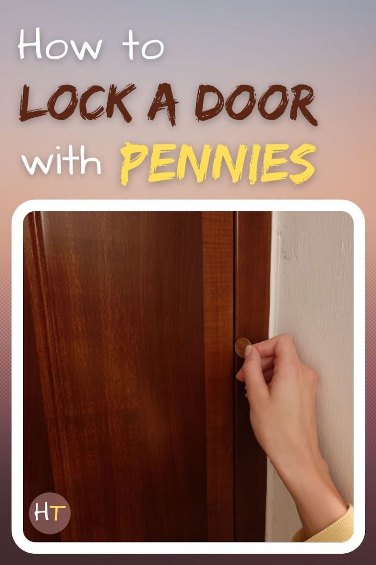 How to Lock a Door with Pennies | House Trick