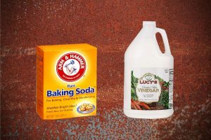 How to Remove Rust With Vinegar and Baking Soda | House Trick